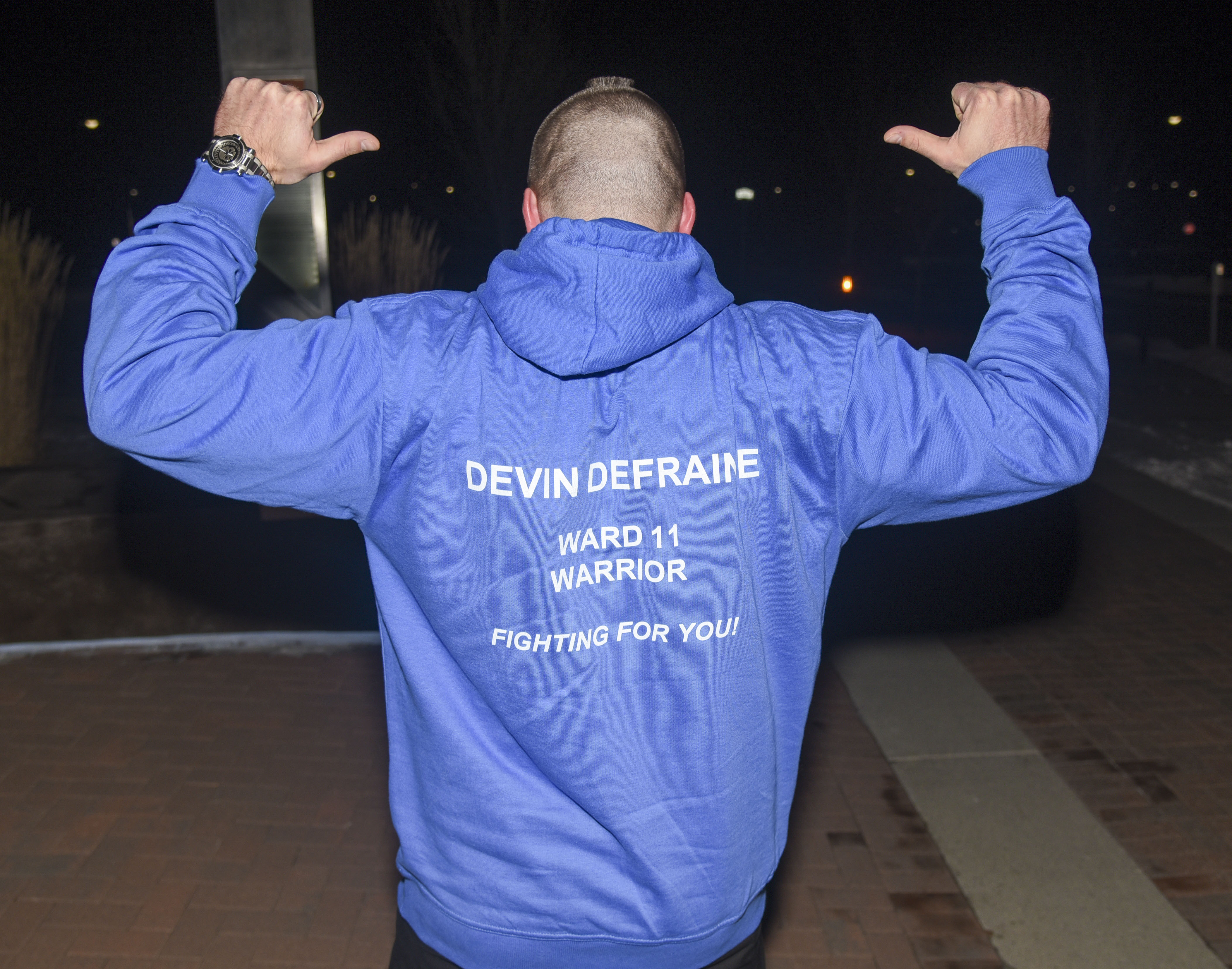 ‘The New Blue’ Devin DeFraine to run for council in Ward 11 - LiveWire ...