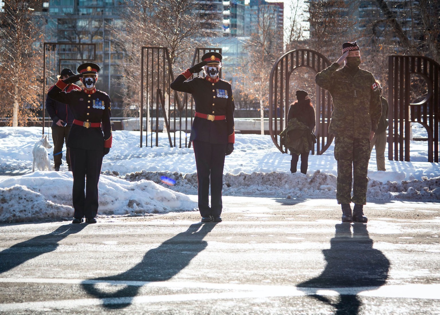 Calgary police procession for Sgt. Andrew Harnett - LiveWire Calgary