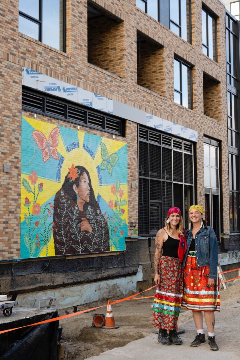 Cree artists unveil mural to honour Indigenous community leader, Amy ...