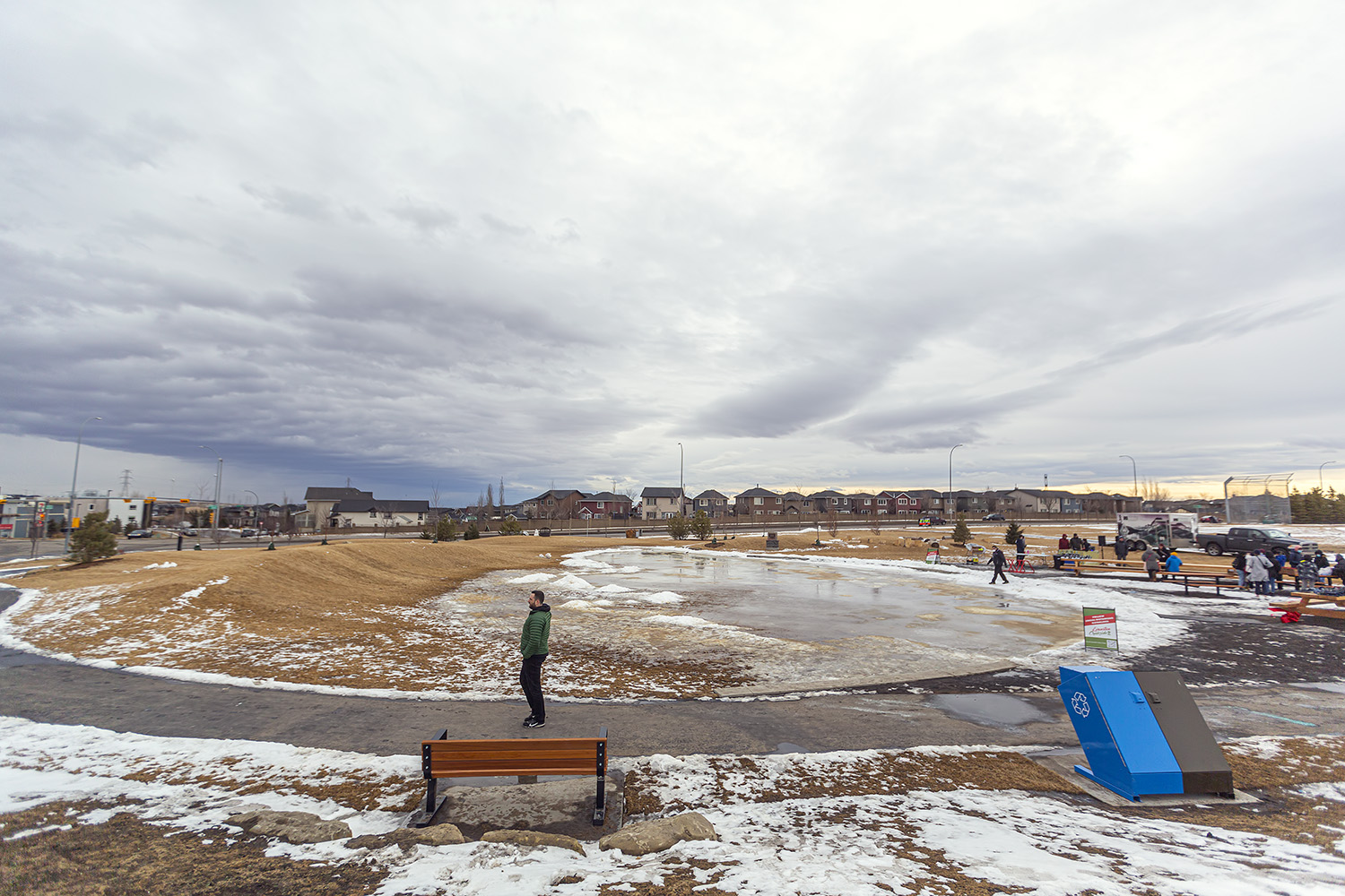 Evanston adds first ever pathway accessible winter amenity to the ...