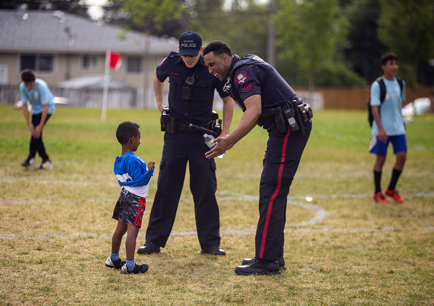 Annual kids versus cops soccer game increases trust, reduces crime in ...