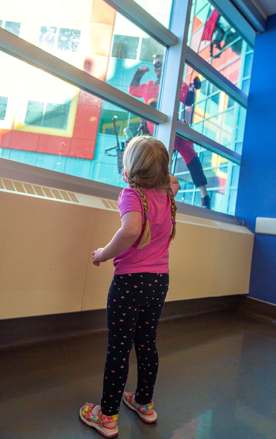 Photos: Window washers the real superheroes for kids at Alberta ...
