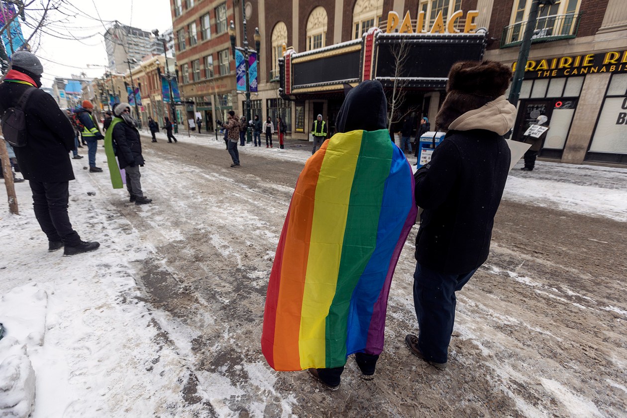 Anti-drag protest targets LGBTQ2S+, Indigenous community - LiveWire Calgary