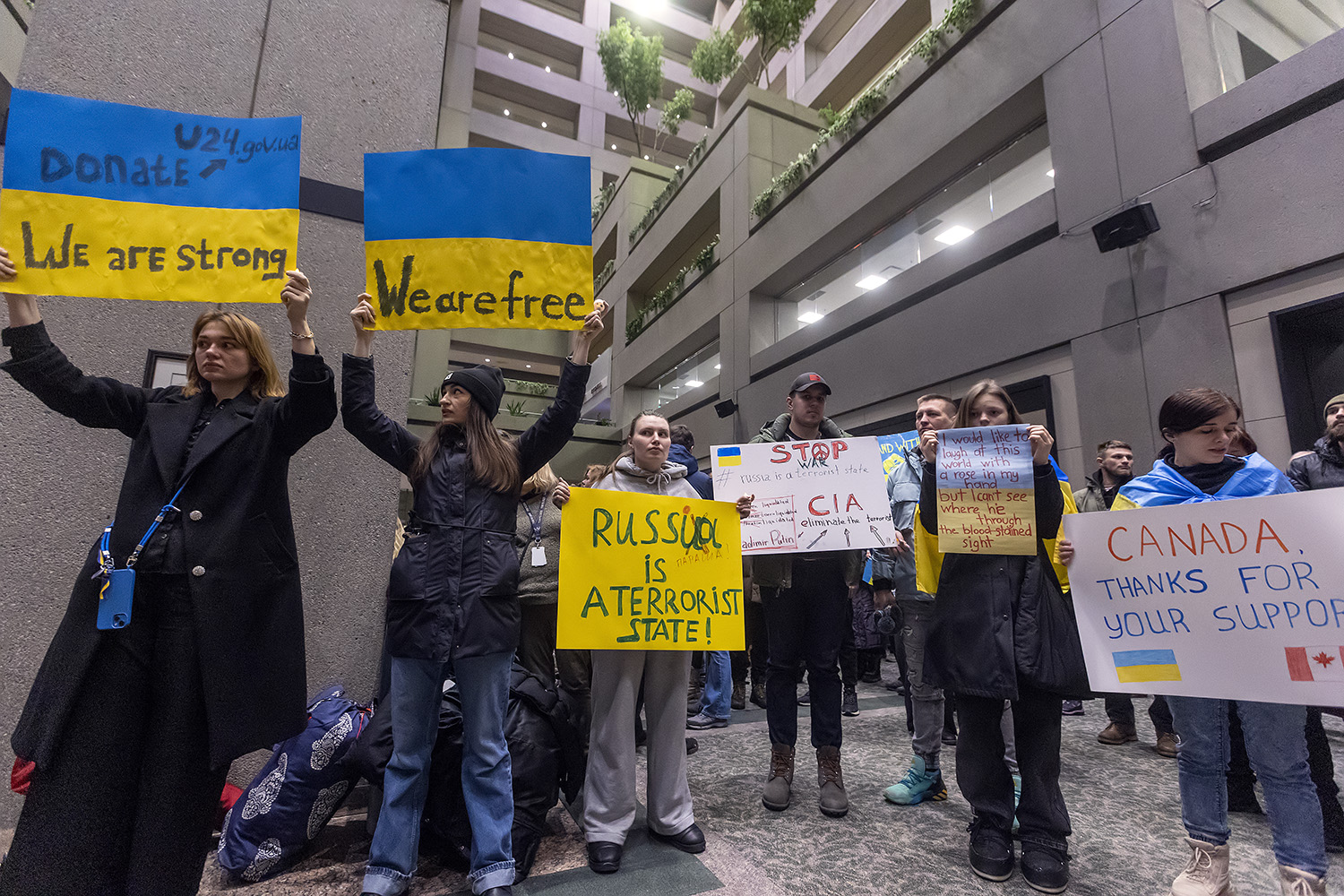 Ukraine One Year Memorial | LiveWire Calgary