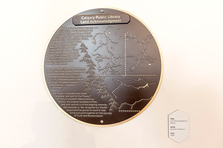 Calgary Public Library unveils land acknowledgement plaque two-years in ...