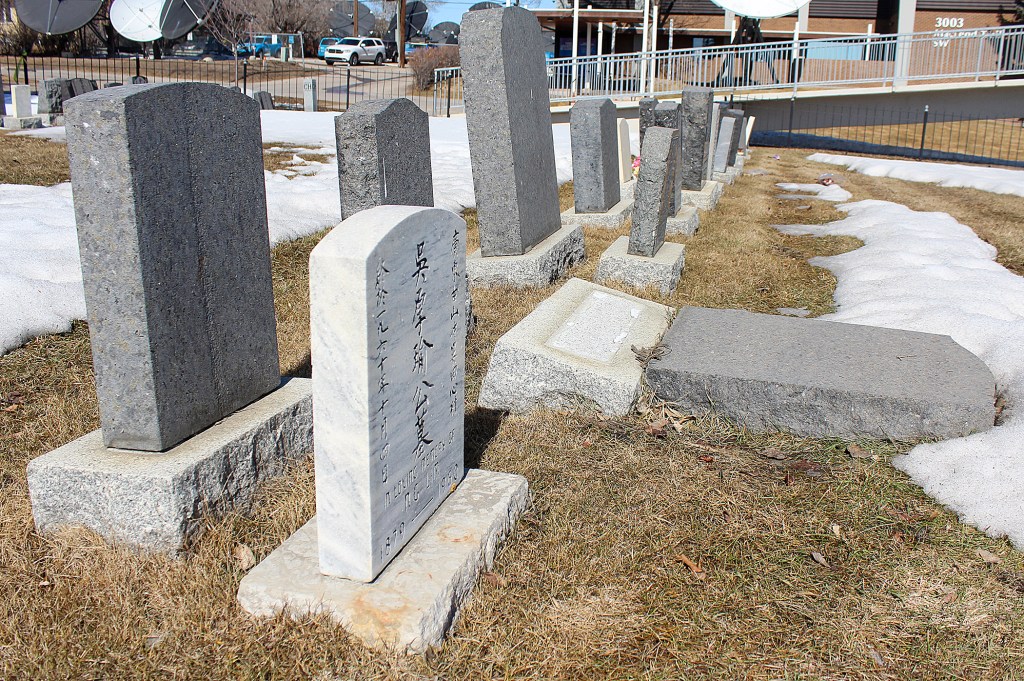 Feng shui master provides advice for fallen headstones in Calgary's ...