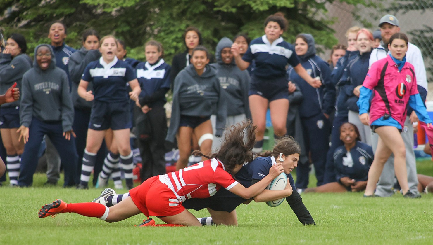 Photos: Notre Dame cruises to victory in senior high school rugby city ...