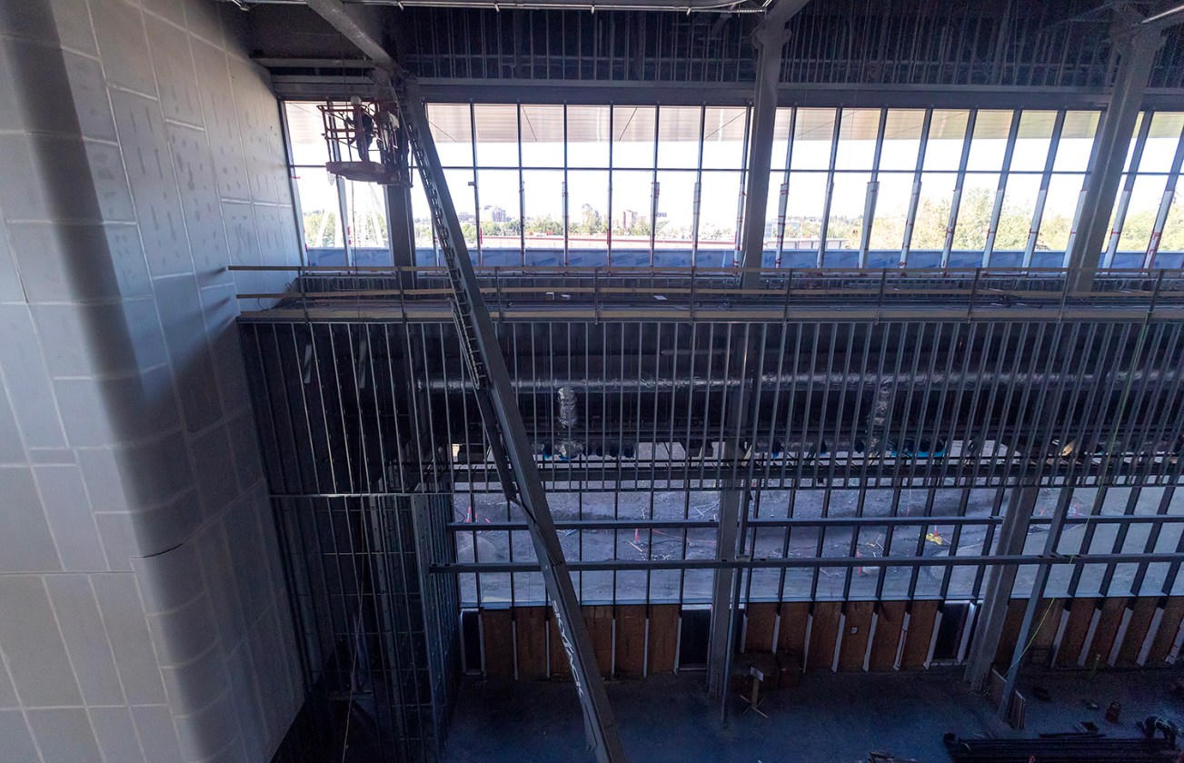 Photos and video: BMO Centre Expansion passes halfway mark of ...