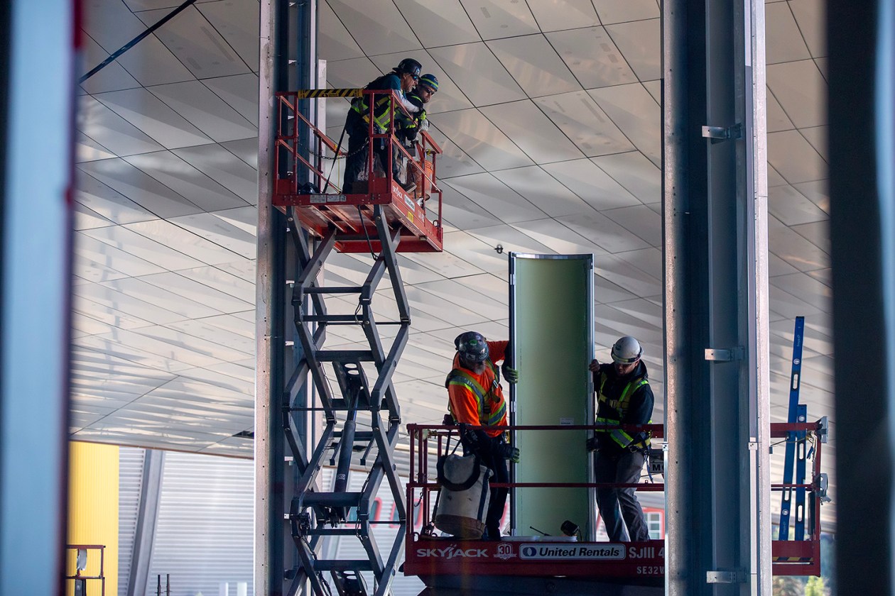 Photos and video: BMO Centre Expansion passes halfway mark of ...