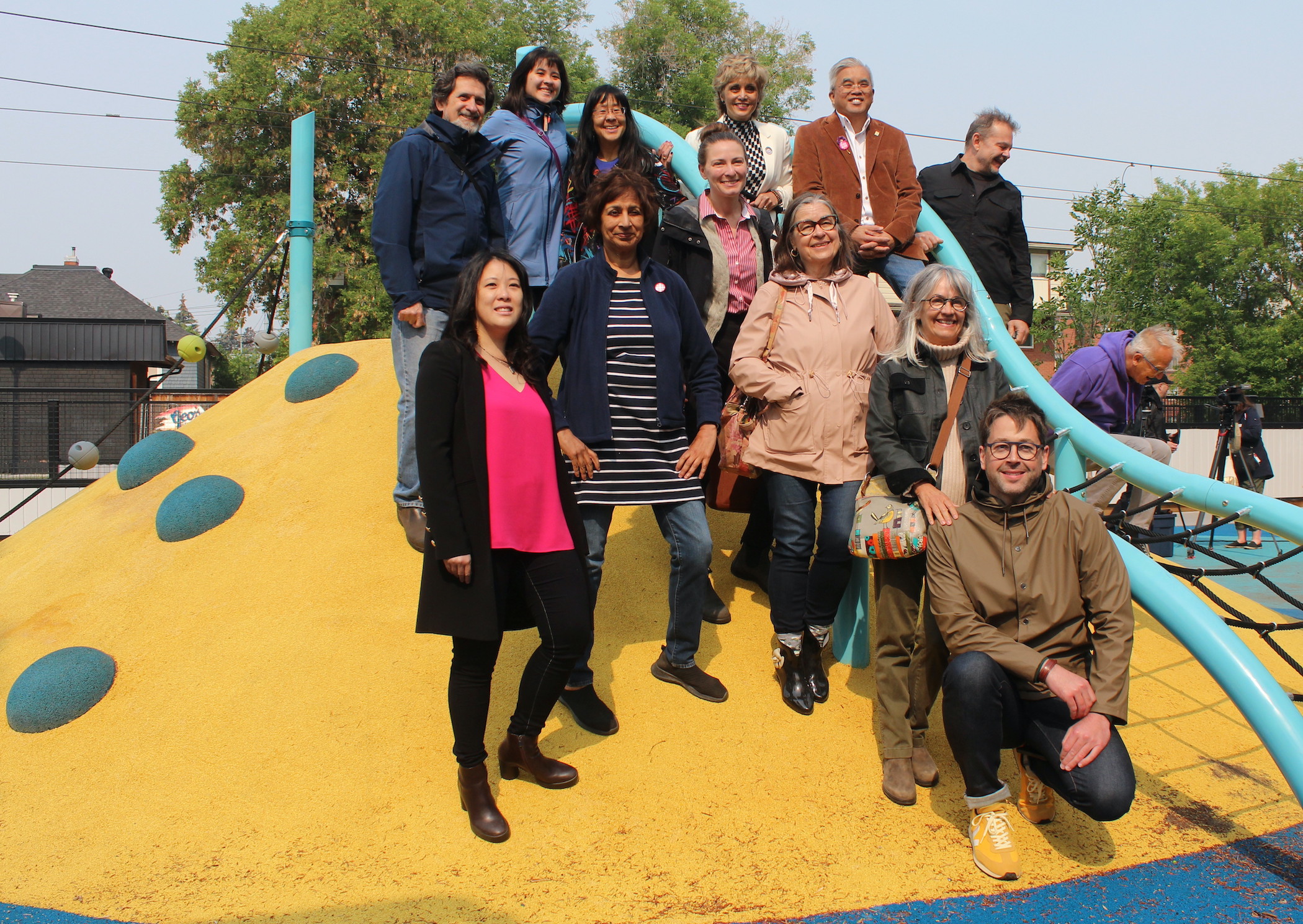 Sunnyside residents celebrate the reimagined Bow to Bluff Corridor ...