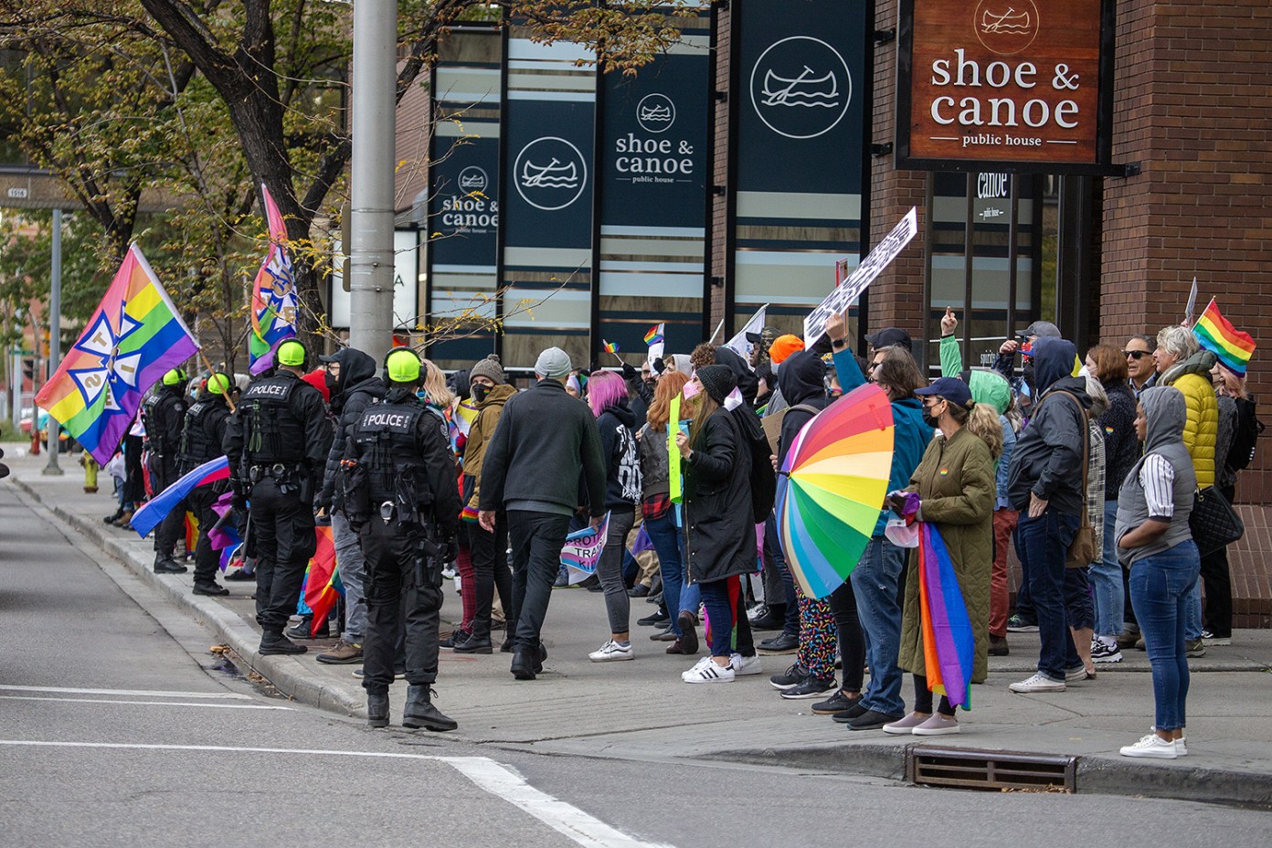 Calgary joins national protests against existence of LGBTQ2S ...