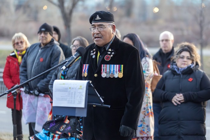 Photos: Indigenous Veterans Day commemorated at Field of Crosses ...
