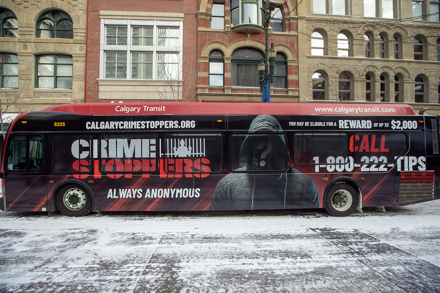 Calgary Crime Stoppers unveils new public awareness bus - LiveWire Calgary