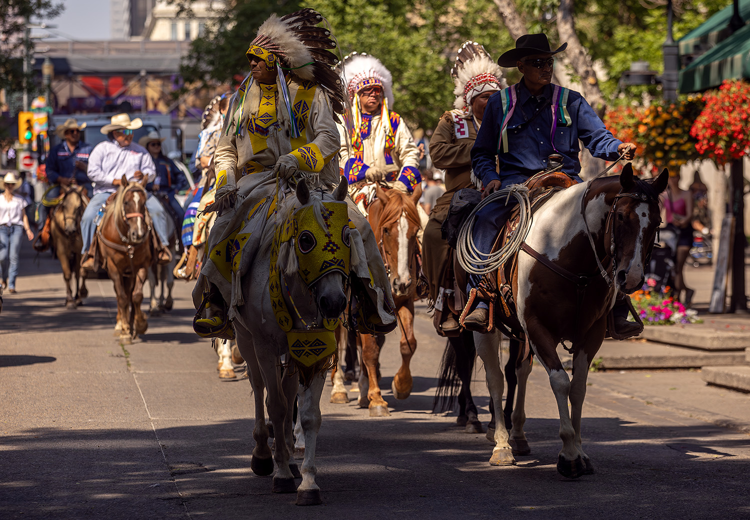 Photos: Indigenous culture showcased at Stampede's Rope Square ...