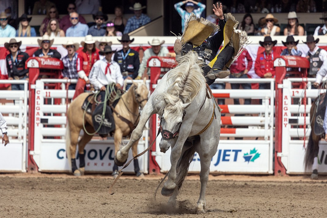 Day 10 wrap: Record broken and chucks, Calgary Stampede rodeo champs ...