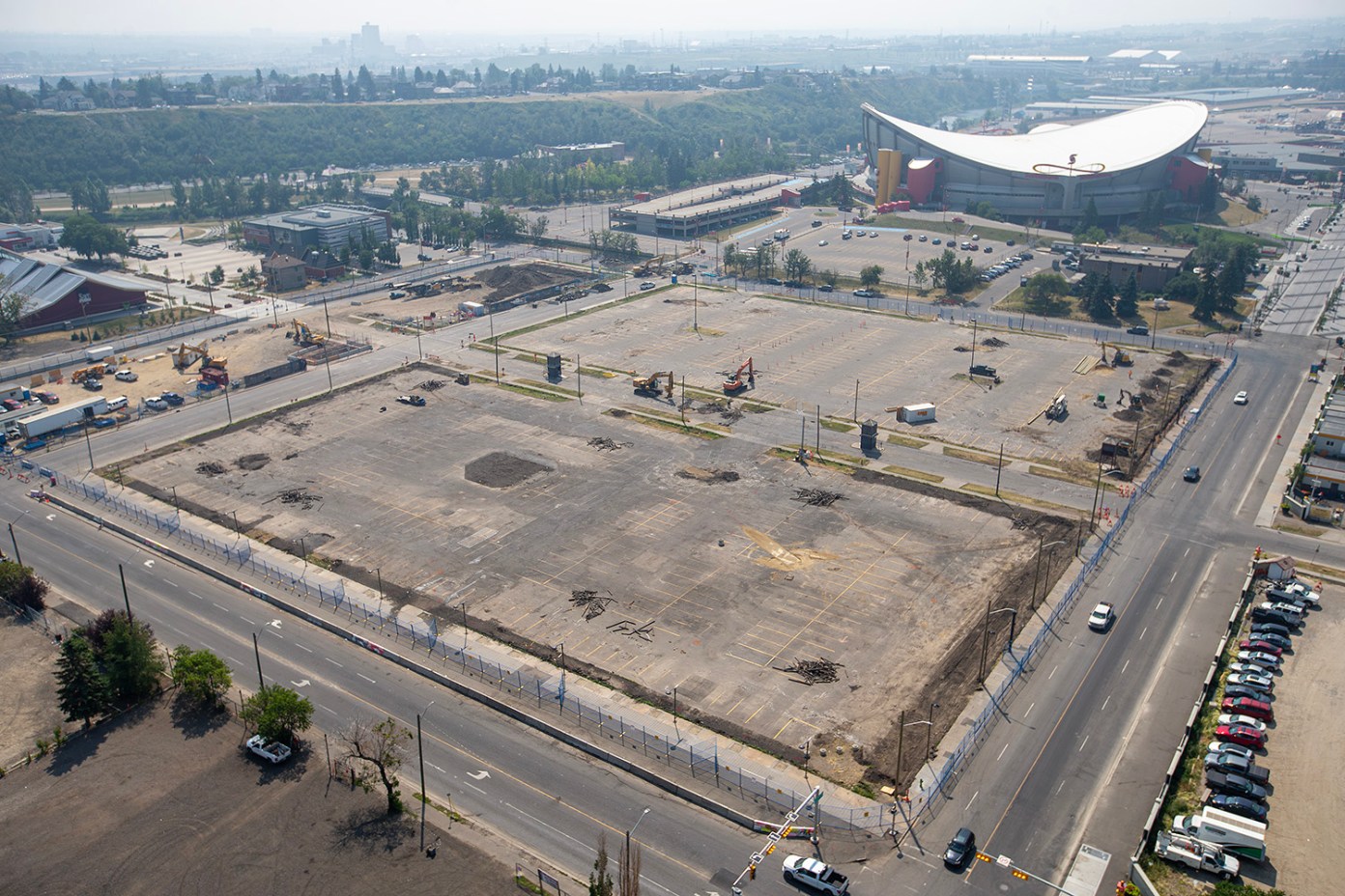 One month in photos: Calgary Event Centre begins construction - LiveWire Calgary