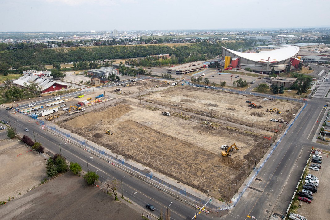 One month in photos: Calgary Event Centre begins construction ...