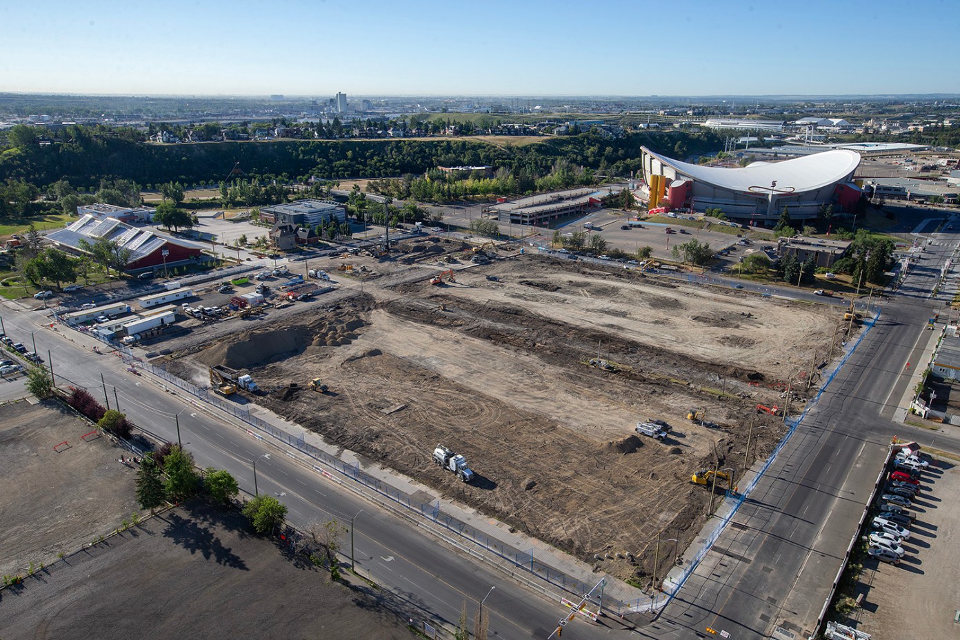 One month in photos: Calgary Event Centre begins construction - LiveWire Calgary