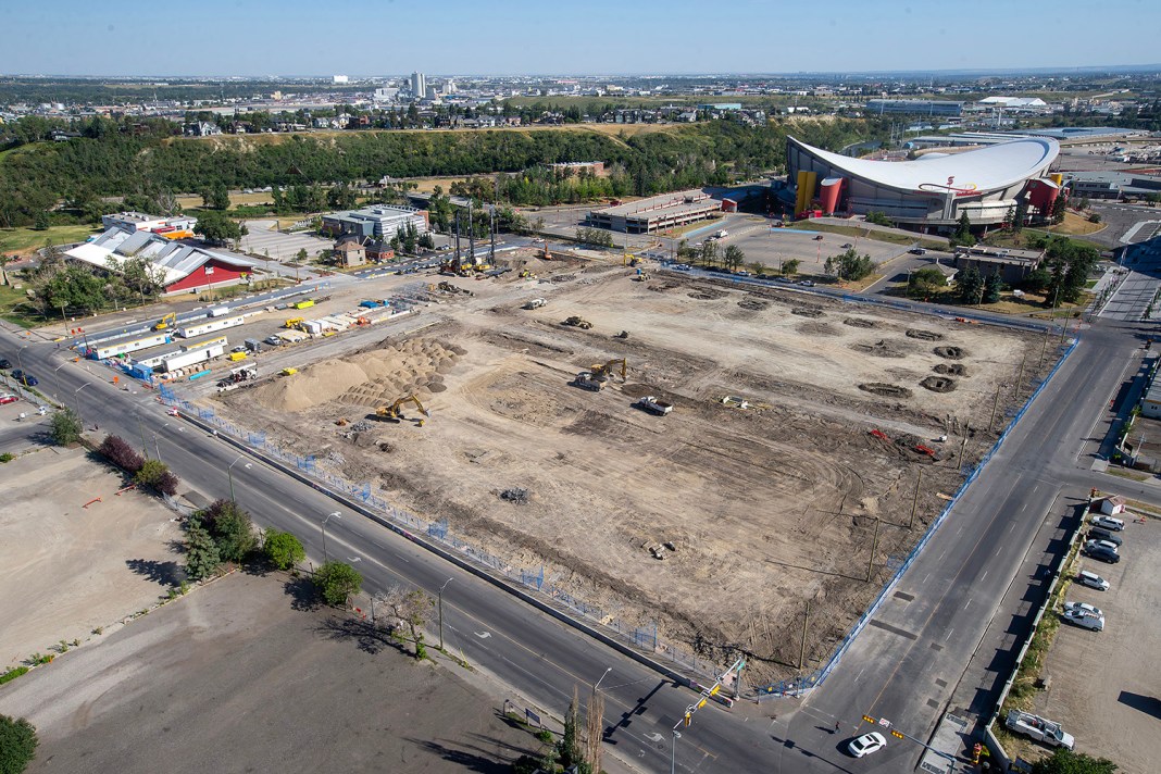 One month in photos: Calgary Event Centre begins construction ...