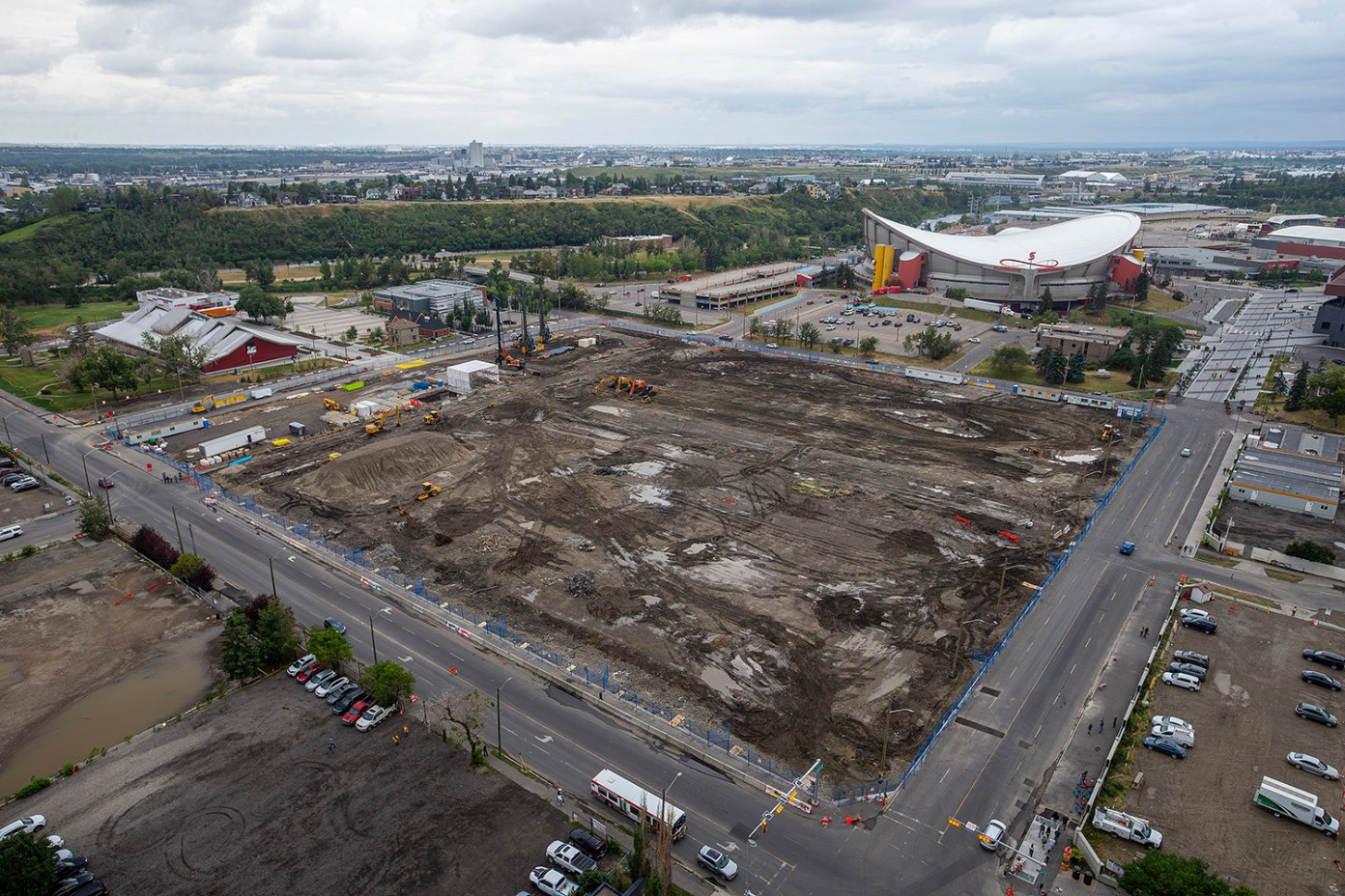 One month in photos: Calgary Event Centre begins construction ...