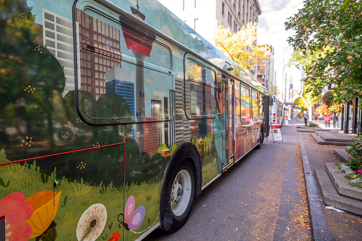 Calgary Arts Development turns buses into vehicles for spreading public ...