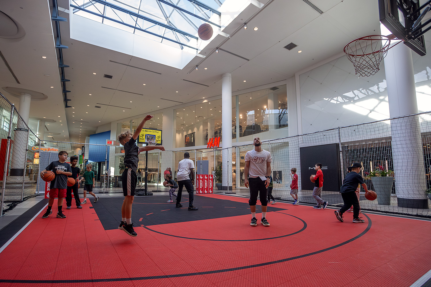 Calgary Surge open basketball court inside Chinook Mall for weekend of ...