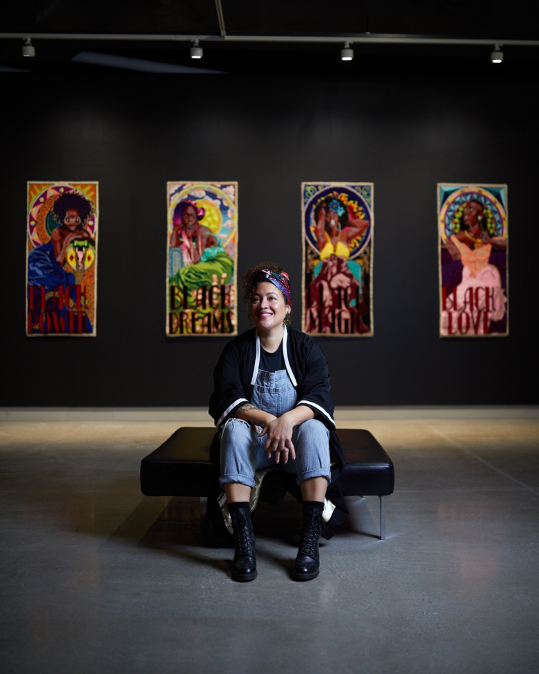 Calgary artist Simone Saunders' textile work recognized in new ...