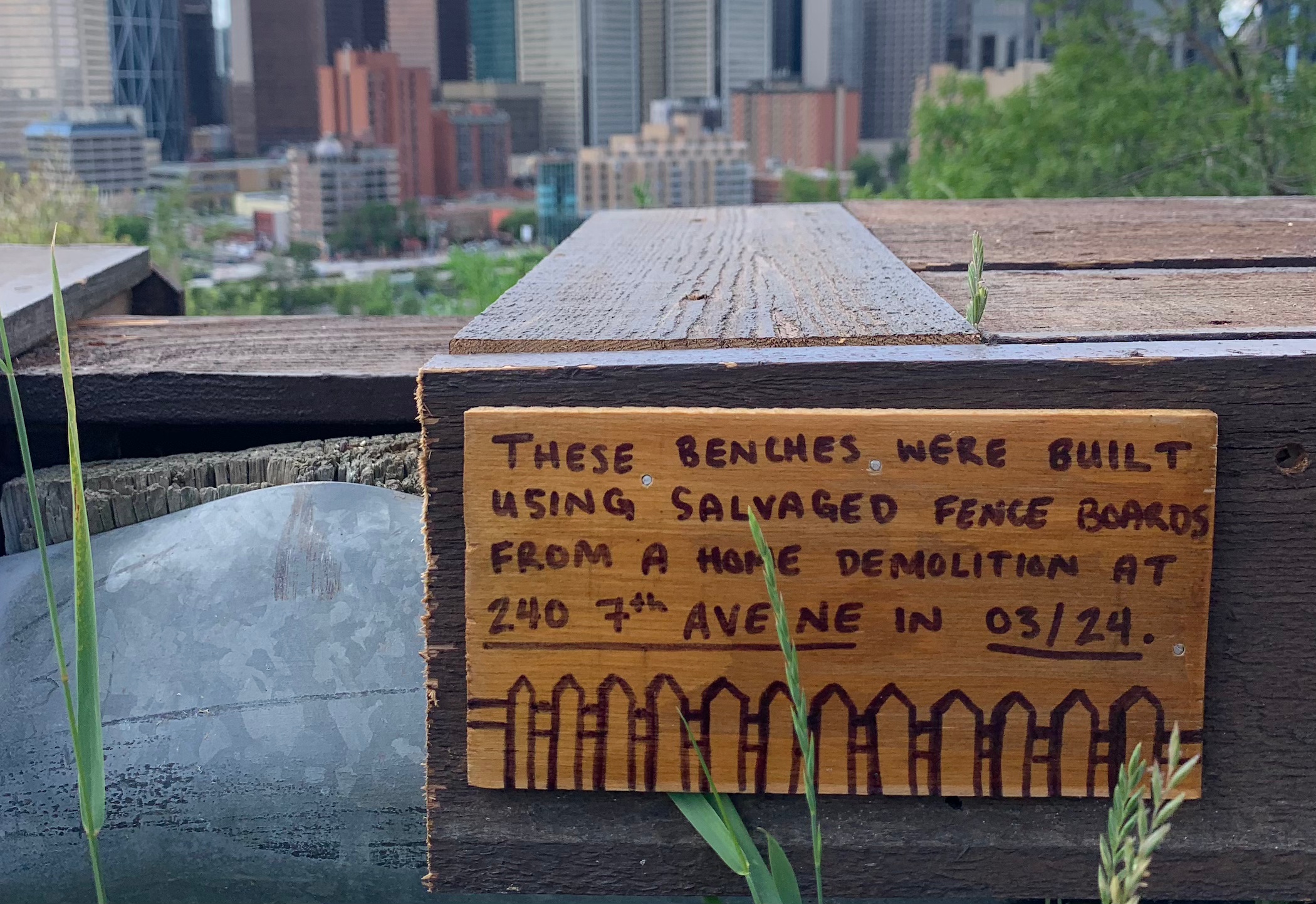 Frustration as city removes citizen-built bluff benches overlooking ...