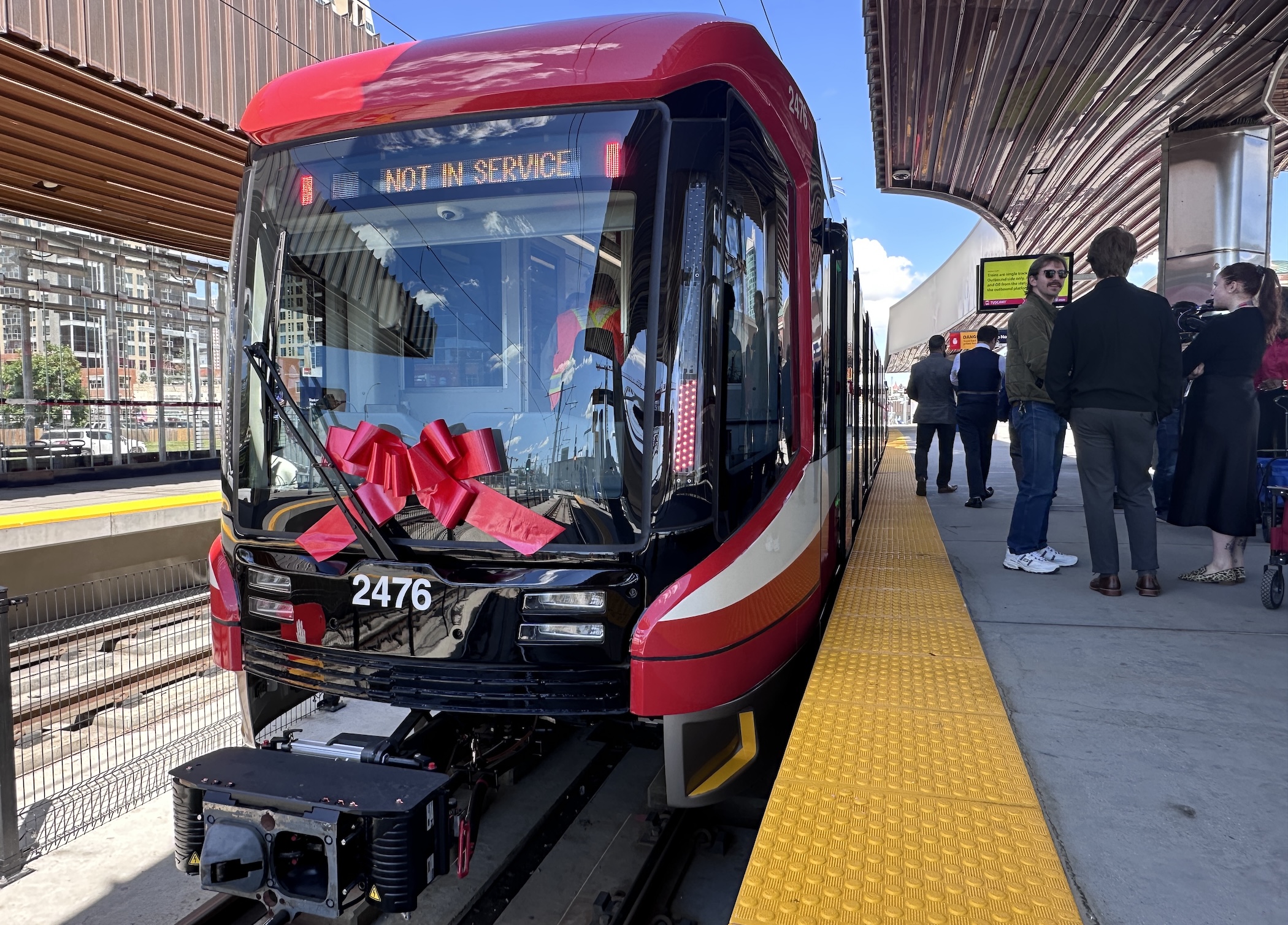 New Calgary Transit light rail vehicles hit the tracks - LiveWire Calgary